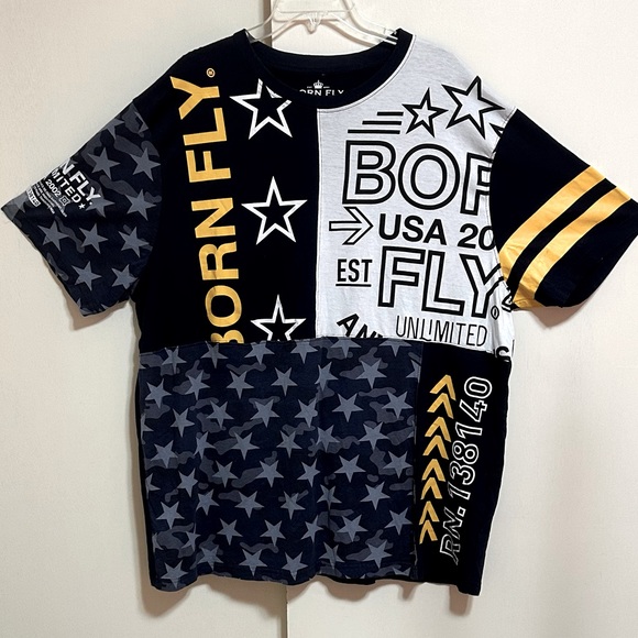 Born Fly | Tops | Born Fly New Vintage Graphics Hip Hop Thug Streetwear ...